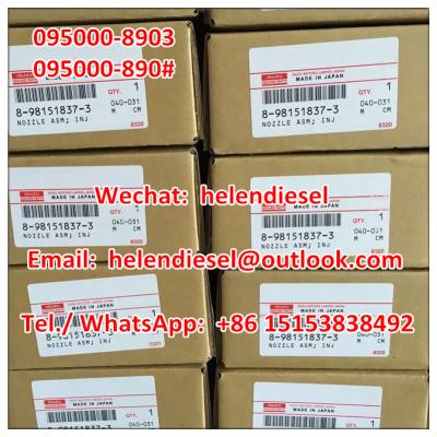 China Genuine and New DENSO injector 095000-8900,SM095000-8903,9709500-890, 0950008903 ,8-98151837-3 , 8981518373,8-98151837-# for sale