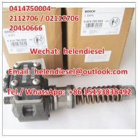 China Genuine New  Unit Pump 0414750004 , 0 414 750 004, KHD 2112706 , 02112706 , 20450666 , 2045 0666 , DEUTZ - for sale