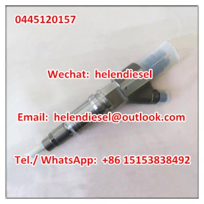China Genuine and New  injector 0445120157 , 0 445 120 157 , for SAIC- HONGYAN 504255185, FIAT 504255185 for sale
