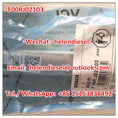 China Genuine and New  Injector Valve F00RJ02103 , F 00R J02 103 ,  original and brand new control valve for sale