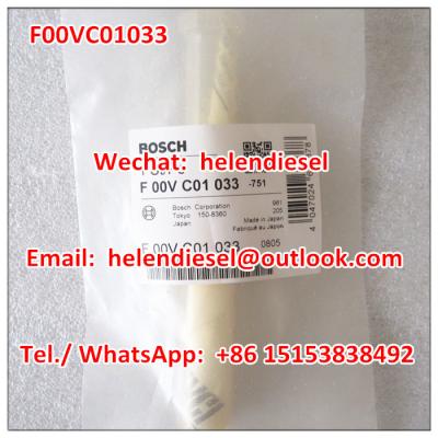 China Genuine and New  Injector Valve F00VC01033 , F 00V C01 033 ,  original and brand new control valve for sale