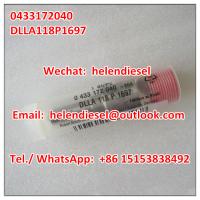 China Genuine Brand New  injector nozzle 0433172040 , 0 433 172 040 , DLLA118P1697 , DLLA 118 P 1697,  original for sale