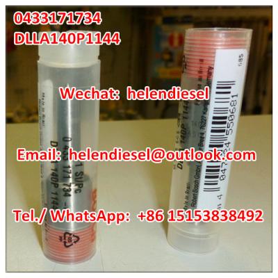 China Genuine Brand New  injector nozzle 0433171734 , 0 433 171 734 , DLLA140P1144 , DLLA 140P 1144 ,  original for sale