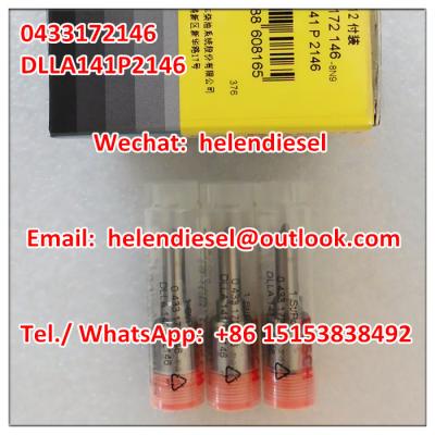 China Genuine Brand New  injector nozzle 0433172146 , 0 433 172 146 , DLLA141P2146 , DLLA 141 P 2146,  original for sale