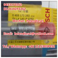 China Genuine Brand New  injector nozzle 0433172262 , 0 433 172 262 , DLLA142P2262 , DLLA 142 P 2262  ,  original for sale