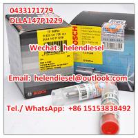 China Genuine Brand New  injector nozzle 0433171779 , 0 433 171 779 , DLLA147P1229 , DLLA 147 P 1229 ,  original for sale