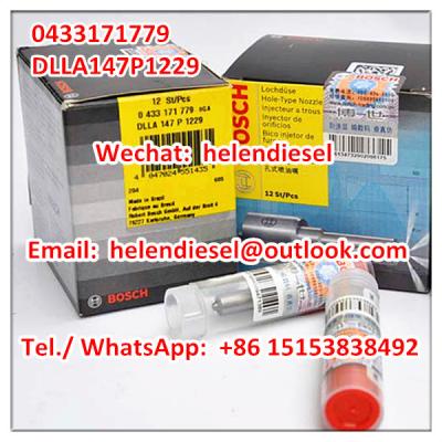 China Genuine Brand New  injector nozzle 0433171779 , 0 433 171 779 , DLLA147P1229 , DLLA 147 P 1229 ,  original for sale