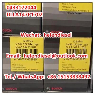 China Genuine Brand New  injector nozzle 0433172044 , 0 433 172 044 , DLLA147P1702 , DLLA 147 P 1702 ,   original for sale