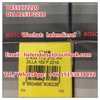 China Genuine Brand New  injector nozzle 0433172210 , 0 433 172 210 , DLLA153P2210 , DLLA 153 P 2210 ,  original for sale