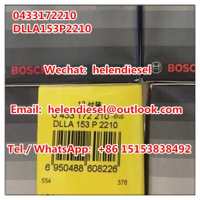 China Genuine Brand New  injector nozzle 0433172210 , 0 433 172 210 , DLLA153P2210 , DLLA 153 P 2210 ,  original for sale