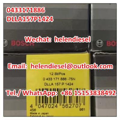 China Genuine and New  injector nozzle 0433171886 , 0 433 171 886 , DLLA157P1424 , DLLA 157 P 1424 ,  original for sale