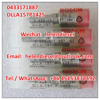 China Genuine and New  injector nozzle 0433171887 , 0 433 171 887 , DLLA157P1425 , DLLA 157 P 1425,  original for sale