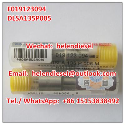 China Genuine and New  injector nozzle F019123094 , F 019 123 094 ,  DLSA135P005, DLSA135P005M, DLSA 135 P 005 M for sale