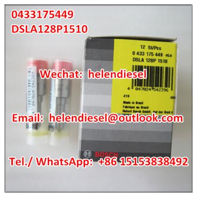 China Genuine and New  injector nozzle 0433175449 , 0 433 175 449 , DSLA128P1510 , DSLA 128P 1510, DSLA 128 P 1510 for sale