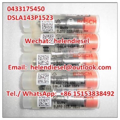 China Genuine and New  injector nozzle 0433175450 , 0 433 175 450 , DSLA143P1523 ,DSLA 143P 1523 , DSLA 143 P 1523 , for sale