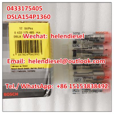 China Genuine and New  injector nozzle 0433175405 , 0 433 175 405 , DSLA154P1360 , DSLA 154P 1360 , DSLA 154 P 1360 for sale