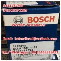 China Genuine and New  injector nozzle 0433171743 , 0 433 171 743 , DLLA151P1169 , DLLA 151P 1169 ,  original for sale