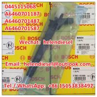 China Genuine and New  Injector 0445115068 , 0 445 115 068 ,for MERCEDES BENZ,A6460701187, A6460701487, A6460701587 for sale