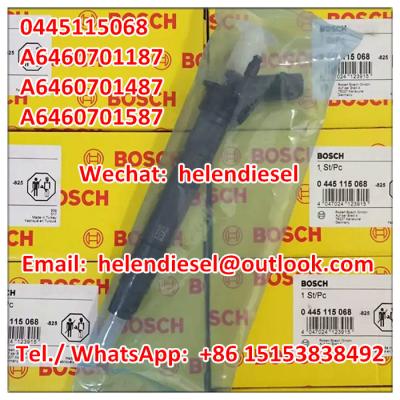 China Genuine and New  Injector 0445115068 , 0 445 115 068 ,for MERCEDES BENZ,A6460701187, A6460701487, A6460701587 for sale
