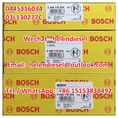 China Genuine and New  injector 0445116034 ,0 445 116 034, 0445116 034 , 03L130277C ,03L 130 277 C, for Volkswagen / VW for sale