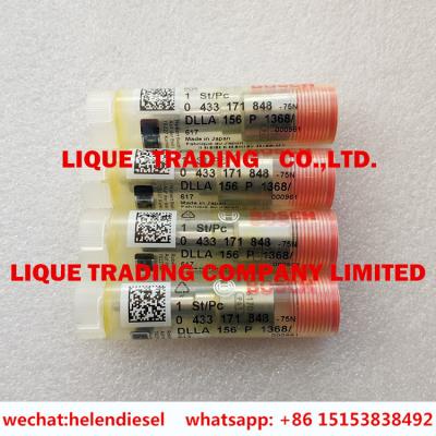 China Genuine and New  Injector Nozzle  DLLA156P1368 , 0433171848 , DLLA 156 P 1368 , 0 433 171 848 ,  100% NEW for sale