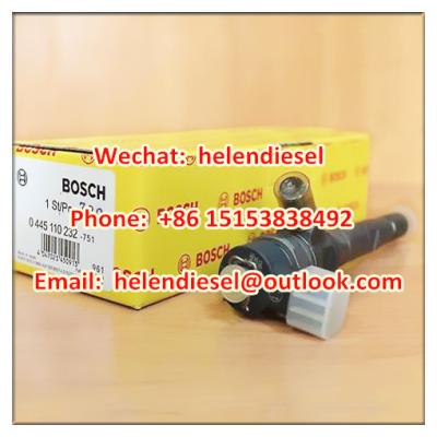China common rail injector 0445110232 , 0 445 110 232, 33800-4A400, 33800-4A410, 33800-4A420 Genuine and New 0445110233 for sale