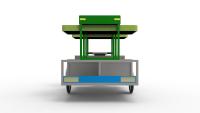 China Outdoor Circle  RVM  757 Stainless Steel RVM Recycling Machines for sale