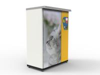 China Outdoor Circle RVM 737 RVM Recycling Machines LCD Screen Display for sale