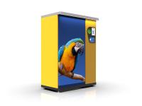 China Outdoor Circle RVM 737 RVM Recycling Machines LCD Screen Display for sale