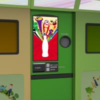 China Multi Circle  RVM  745 RVM Reverse Vending Machine Power Power for sale