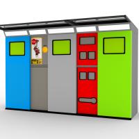 China Multi- Circle  RVM 707 RVM Recycling Machines Automatic Cutomerized Color for sale