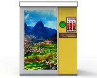 China Commercial Supermarket Indoor Circle RVM 710 Rvm Vending Machine for sale