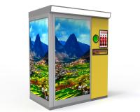 China Commercial Supermarket Indoor Circle RVM 710 Rvm Vending Machine for sale