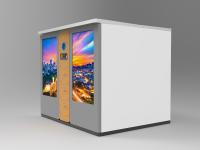 China Commercial Supermarket RVM Reverse Vending Machine Indoor Circle RVM 712 for sale