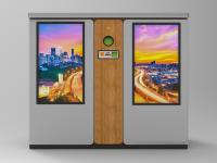 China Outdoor Plastic Bottle Paid Recycling Machine Circle RVM 710 for sale