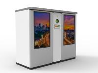 China Outdoor Plastic Bottle Paid Recycling Machine Circle RVM 710 for sale