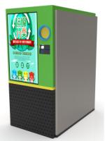 China 65-inch touch  display high-speed recycling 4G network + WIFI network plastic  cans glass bottles recycling vending machine for sale