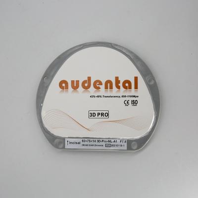 China Vita16 Bleach4 Compatible Multilayer Zirconia Blocks OEM/ODM for sale