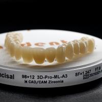 China Advantageous Multilayer Vita16 Bleach4 Cad Cam Zirconia Blocks for High Translucency for sale