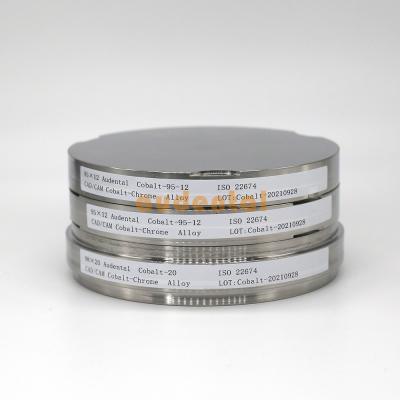 China Audental CoCr Block Disc Dental Cobalt Chrome Alloy Disc for CAD CAM Milling System for sale