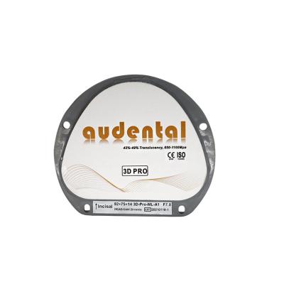 China Veneer CAD CAM Blocks AG 3D Multilayer Zirconia Blank 98mm / 95mm for sale