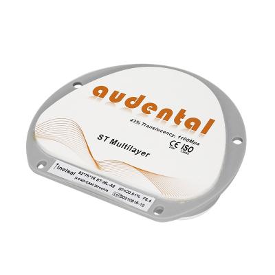 China ST/DST ML Multilayer Zirconia Block CAD Zirconia Dental Crown SFDA for sale