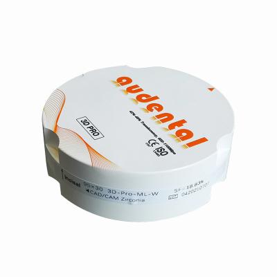 China Multilayer Dental Zirconia Blocks Combination of Strength and Translucency for sale