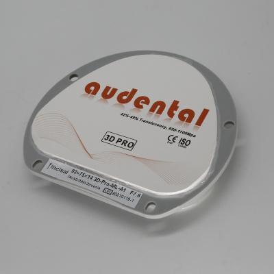 China CAD CAM Multilayer Zirconia Block / Disc 98mm 95mm AG Fixed Restoration for sale