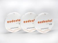 China Translucent Vita 16 ST/DST-Plus Zirconia Block Round Disc with 46% Translucency and 900Mpa Strength for sale