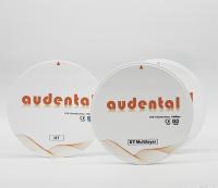 China Utral 49% Translucency Multilayer Zirconia Block Round Disc Shaped for sale