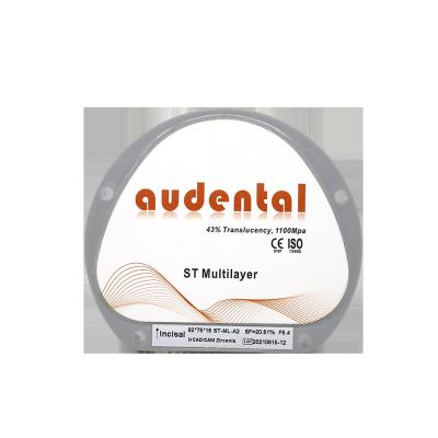 China ST/DST Multilayer Zirconia Block Superior Performance Lab CADCAM Materials for sale
