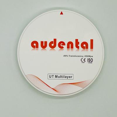 China UT/DUT Multilayer Dental Zirconia Block High Translucency and Strength for Optimal Aesthetics for sale