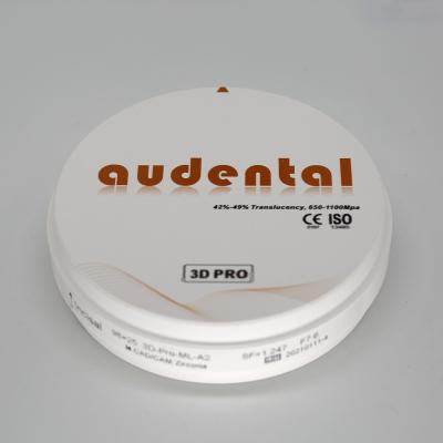 China High Density Zirconia Ceramic Dental Density After Sintering 6.0g/cm3 Radioactivity 0.1Bq/g for sale