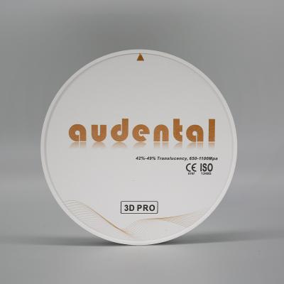 China 650-1100Mpa Dental Zirconia Block Vita16 Bleach4 Color OEM/ODM Available for sale